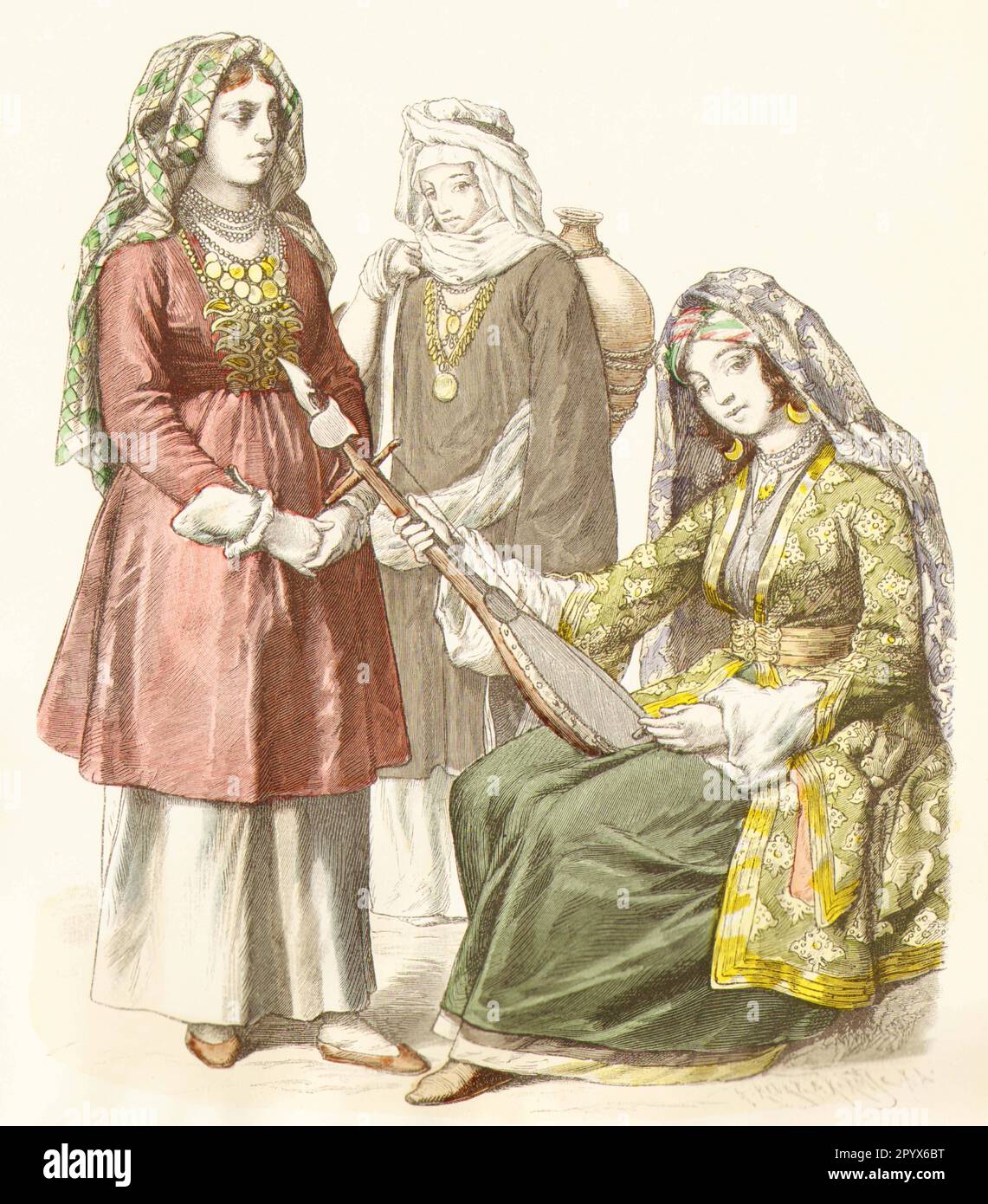 People from the Black Sea region - Cossack woman and women. [automated ...