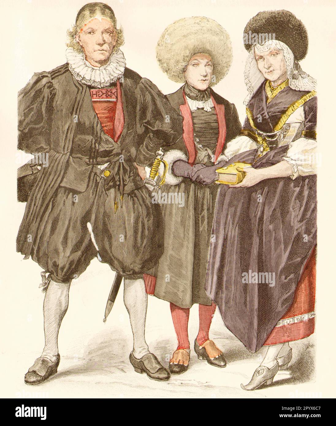 People from Schaffhausen and Appenzell / Switzerland in contemporary ...