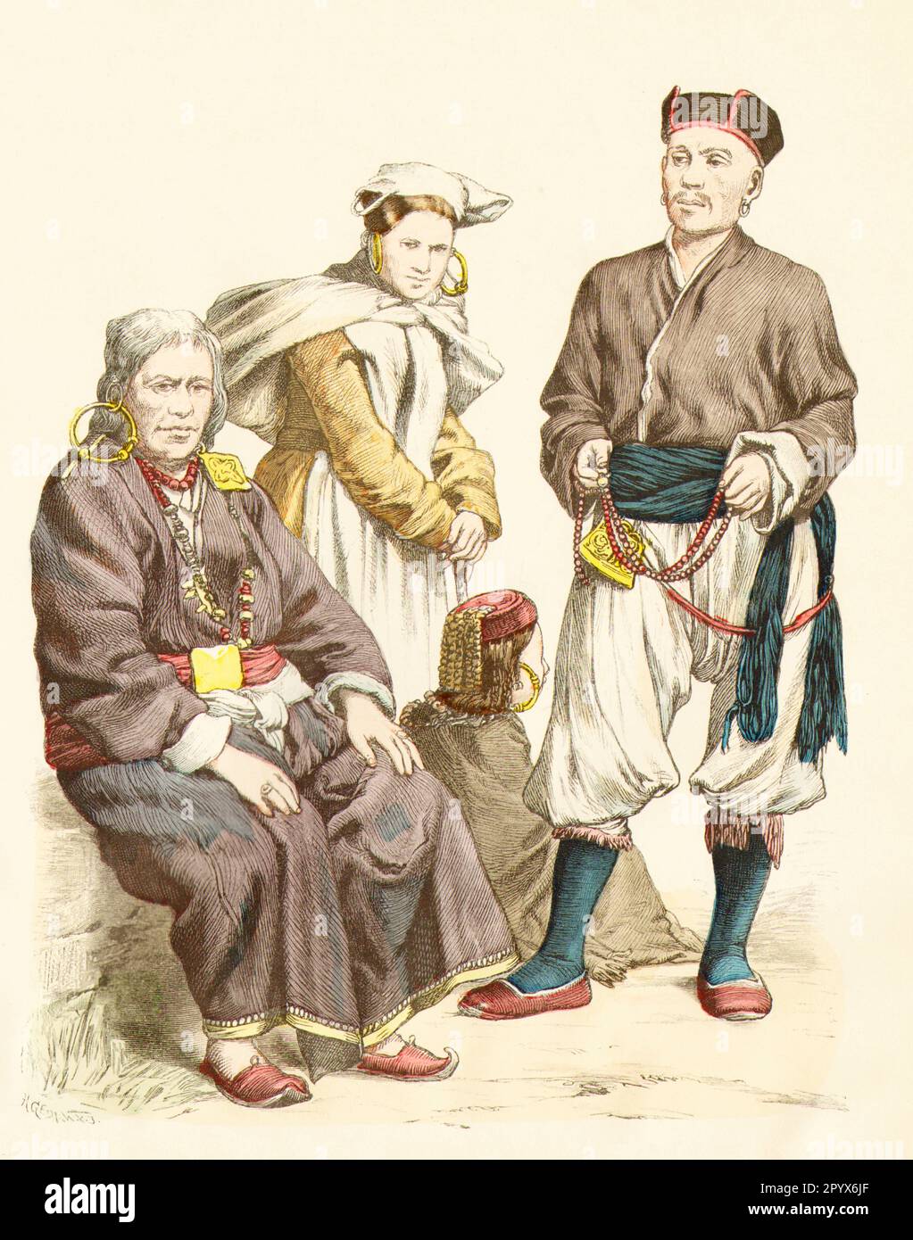 Tibetan mens clothing hi-res stock photography and images - Alamy