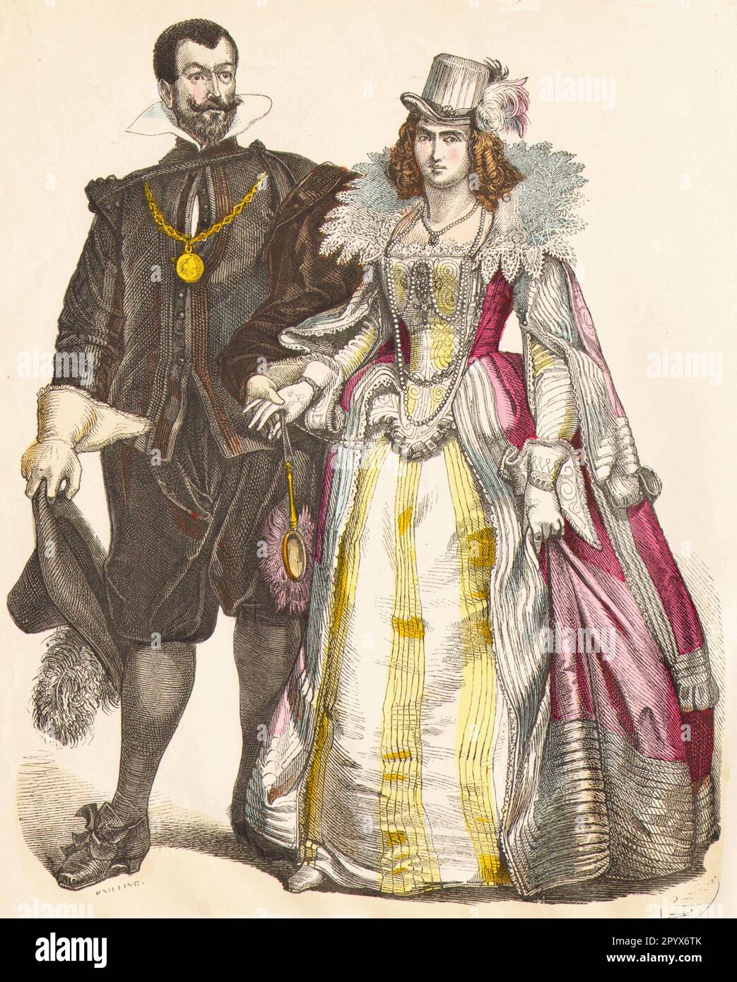 17th century couple hi-res stock photography and images - Alamy