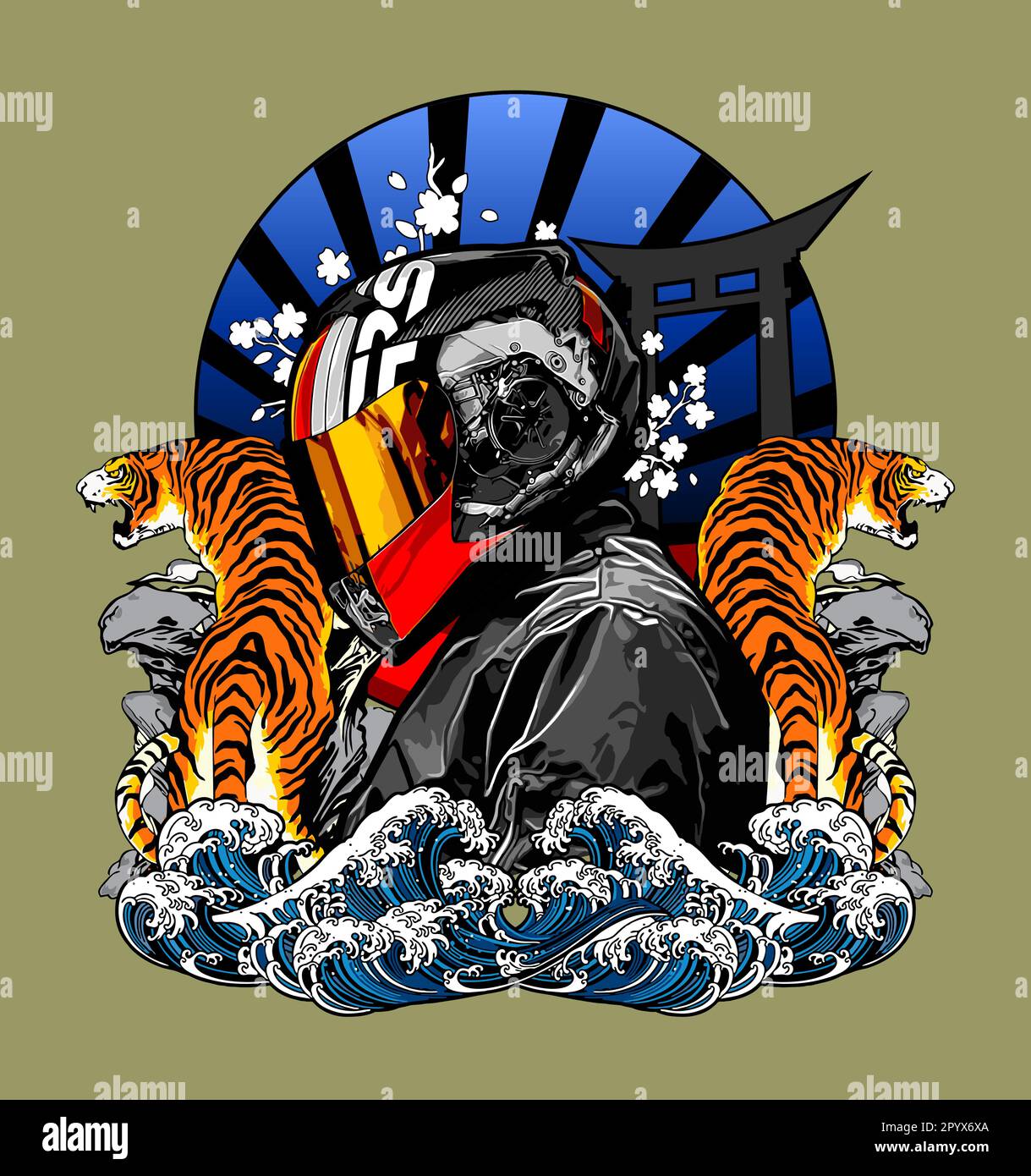 biker vector template Stock Vector Image & Art - Alamy