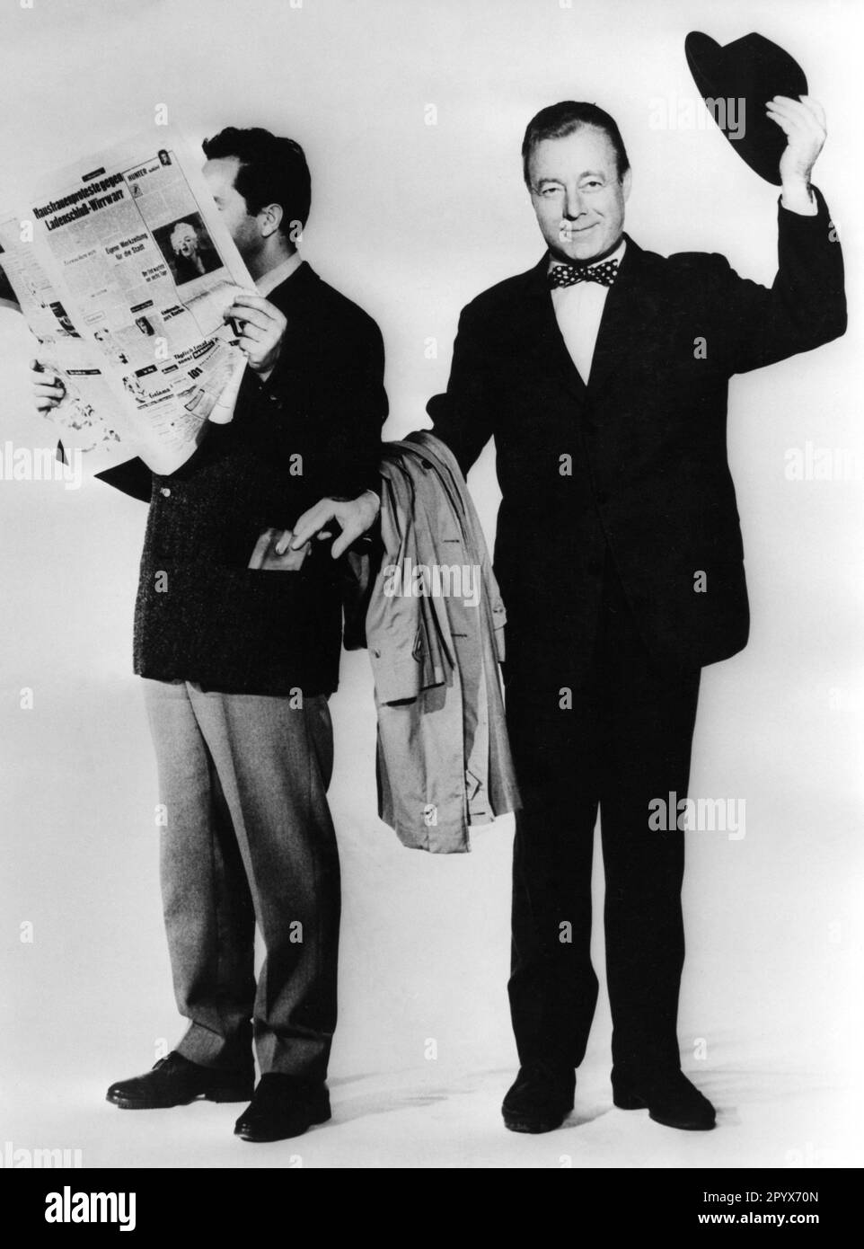 Heinz Ruehmann, actor, Germany, film stills L- R Stock Photo - Alamy