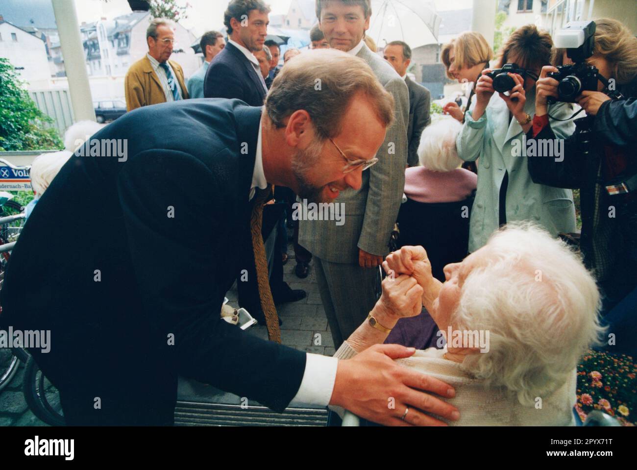 Rudolf Scharping, politician, Germany, SPD, 1993 Stock Photo - Alamy