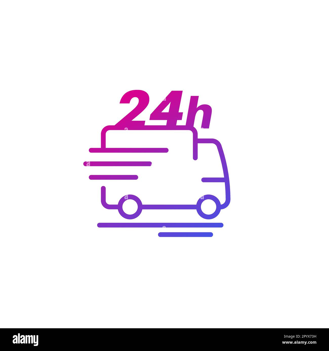 24 hours express delivery Stock Vector Images - Alamy