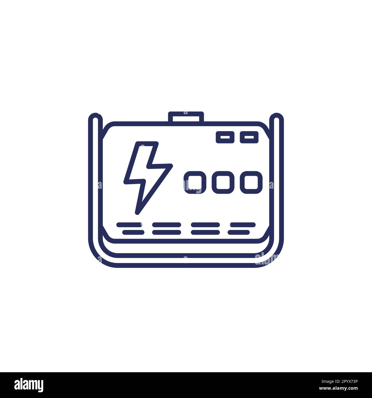 portable power generator line icon Stock Vector Image & Art - Alamy