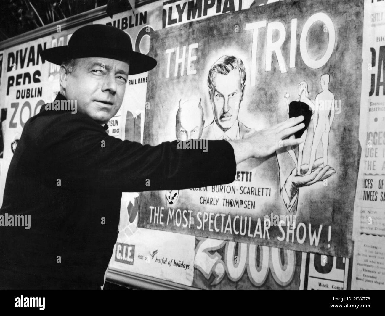 Heinz Ruehmann, actor, Germany, 'Pater Brown'-films: 'Das Schwarze ...