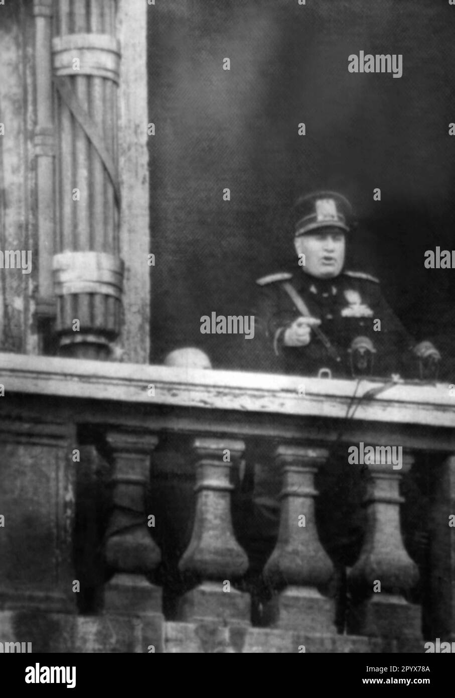 Mussolini Balcony Speech