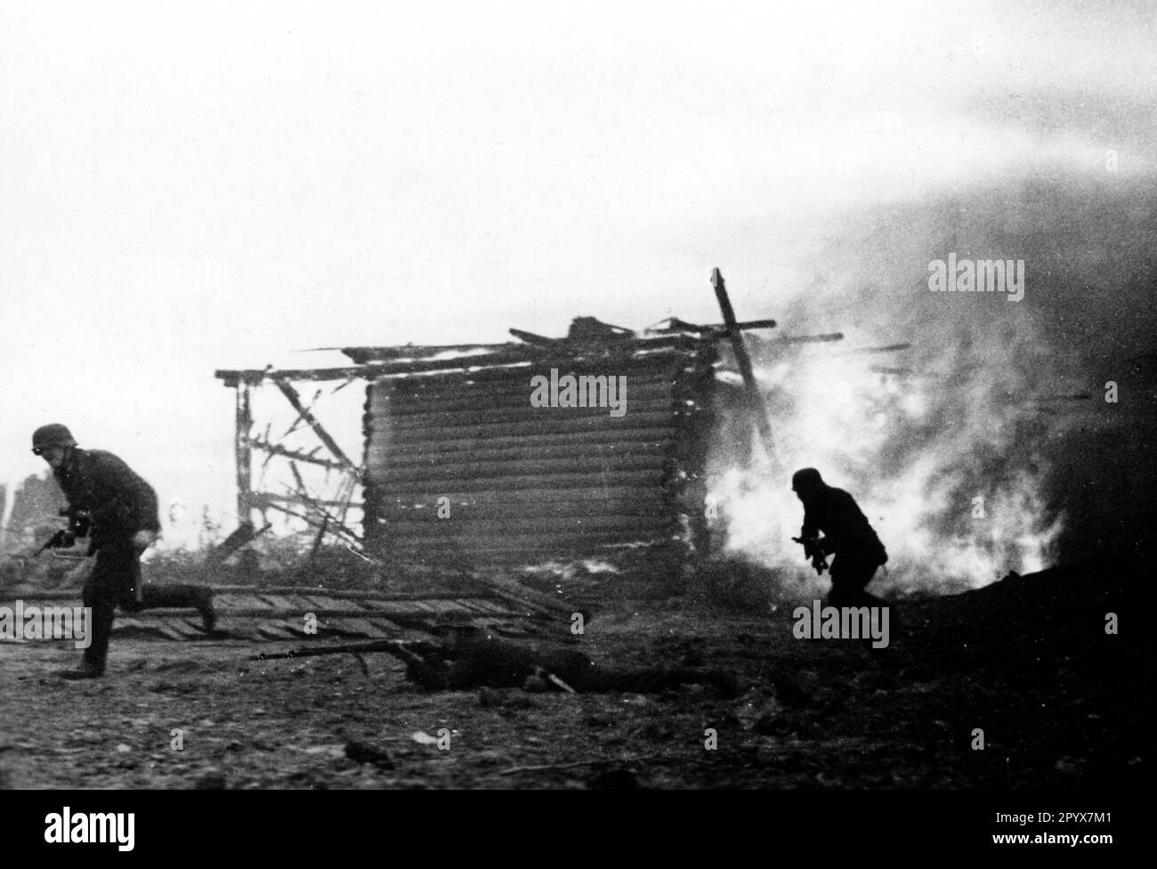 German soldiers during fighting around Bloj. Photo: Lessmann [automated ...