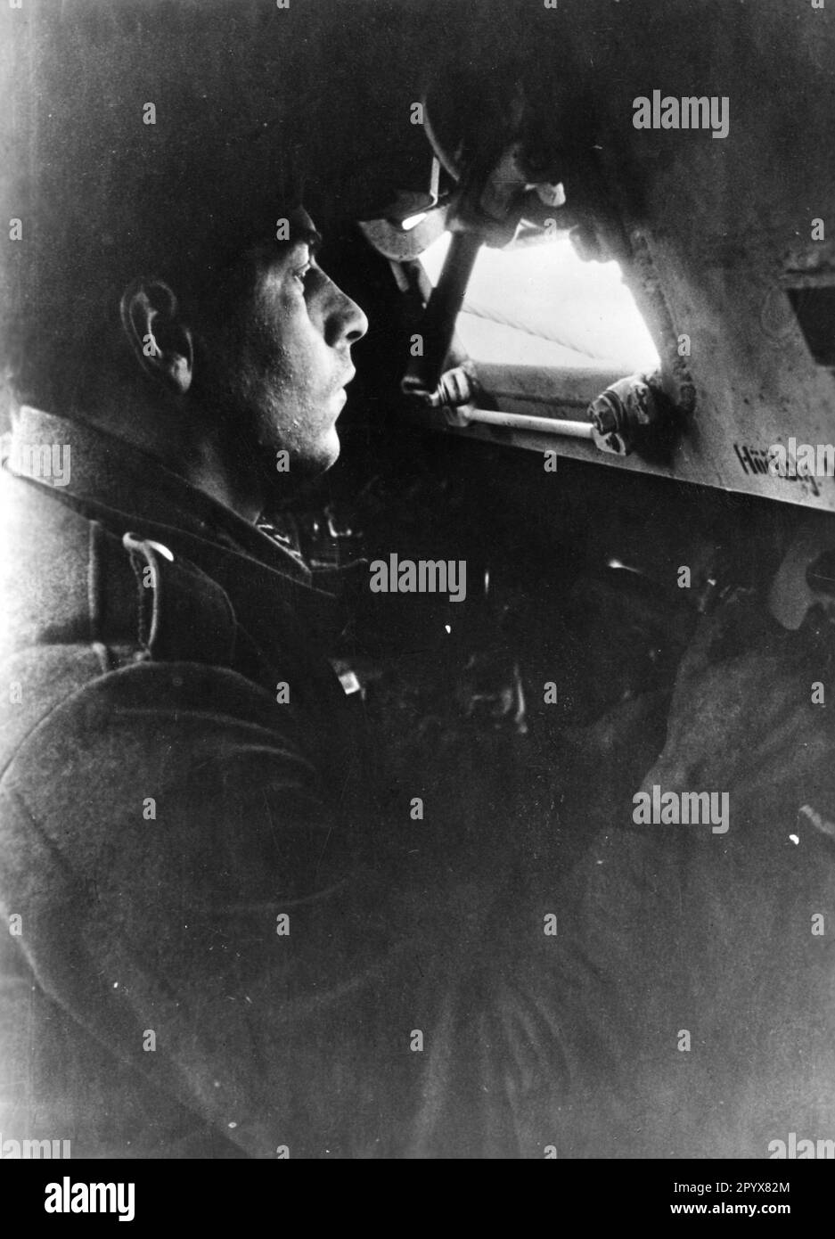Tank driver military Black and White Stock Photos & Images - Alamy