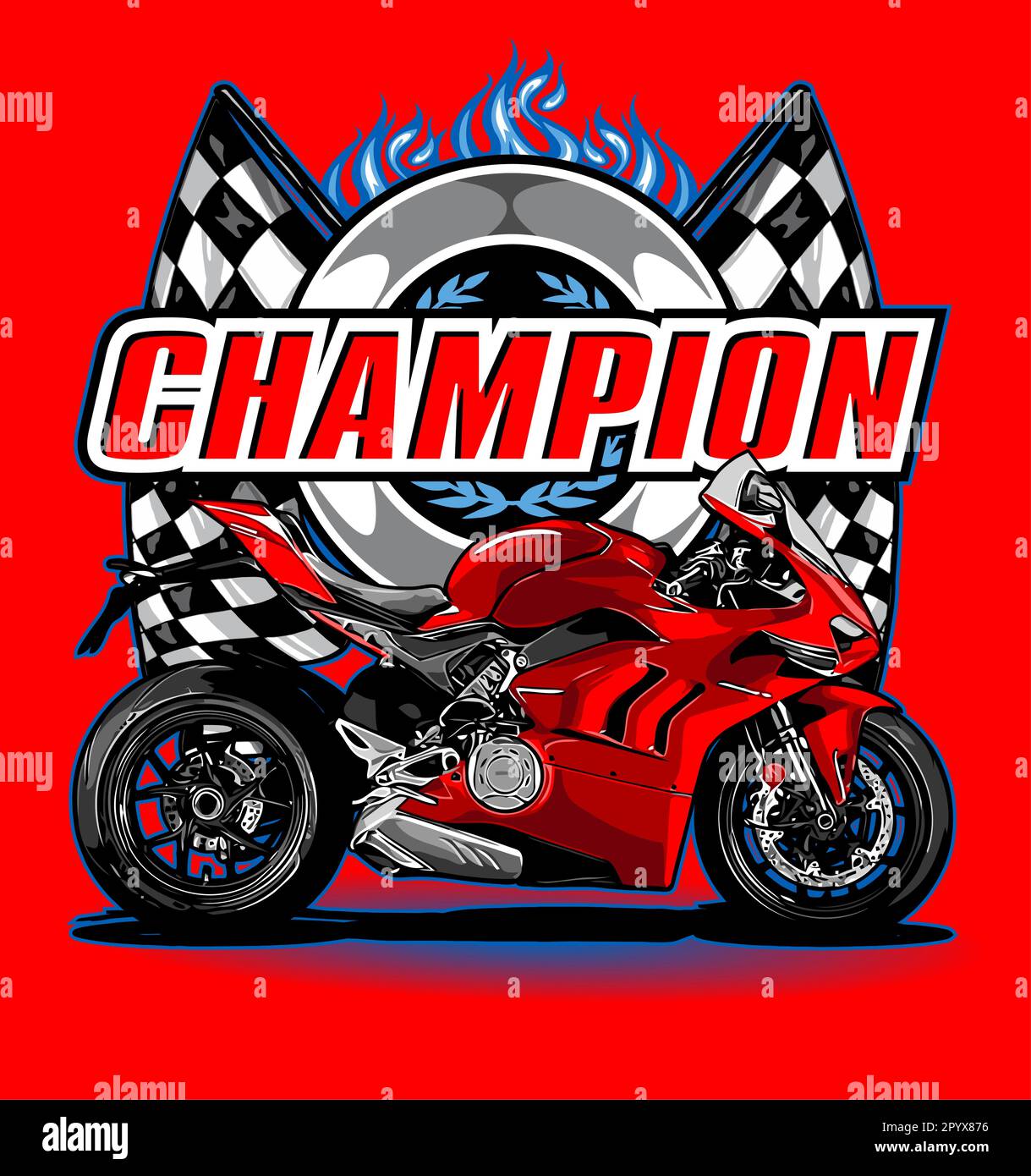 motorcycles vector template Stock Vector Image & Art - Alamy