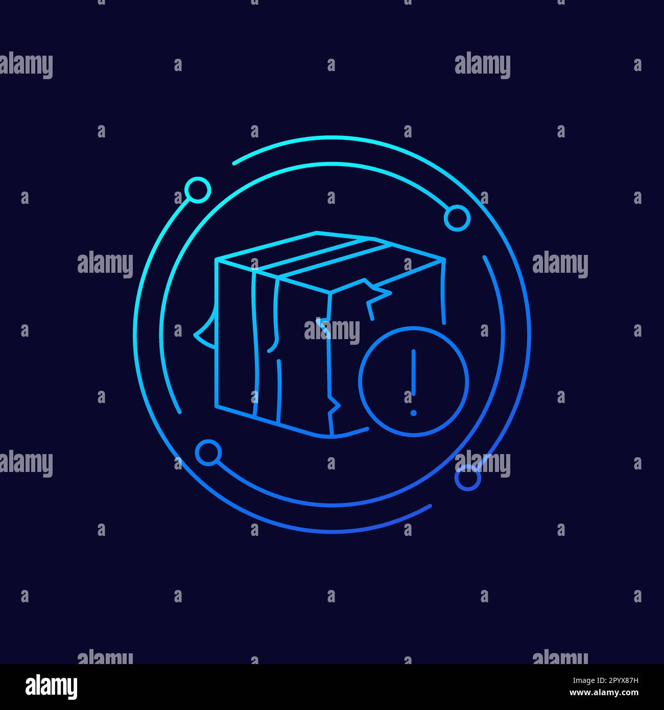 Damaged goods Stock Vector Images - Alamy