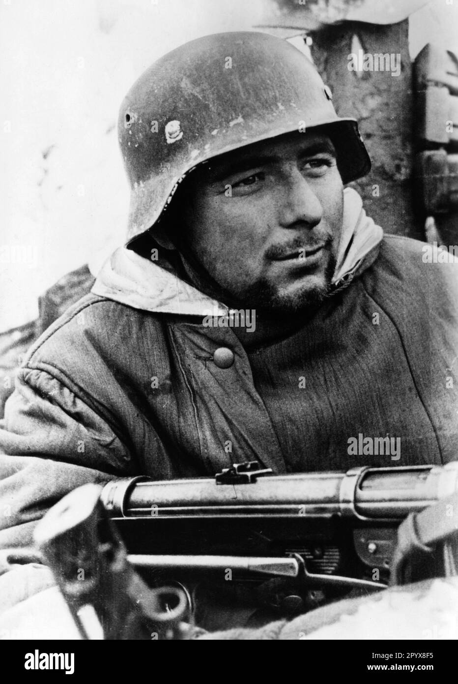 Buff Blonde German Soldier