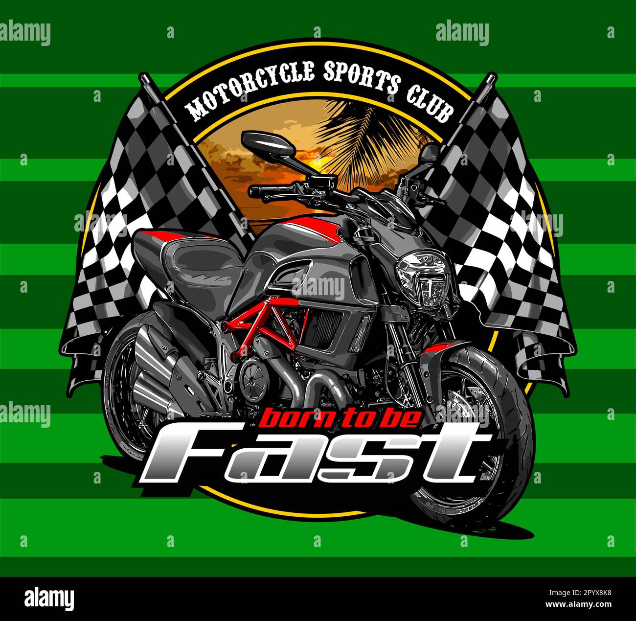 motorcycles vector template Stock Vector Image & Art - Alamy