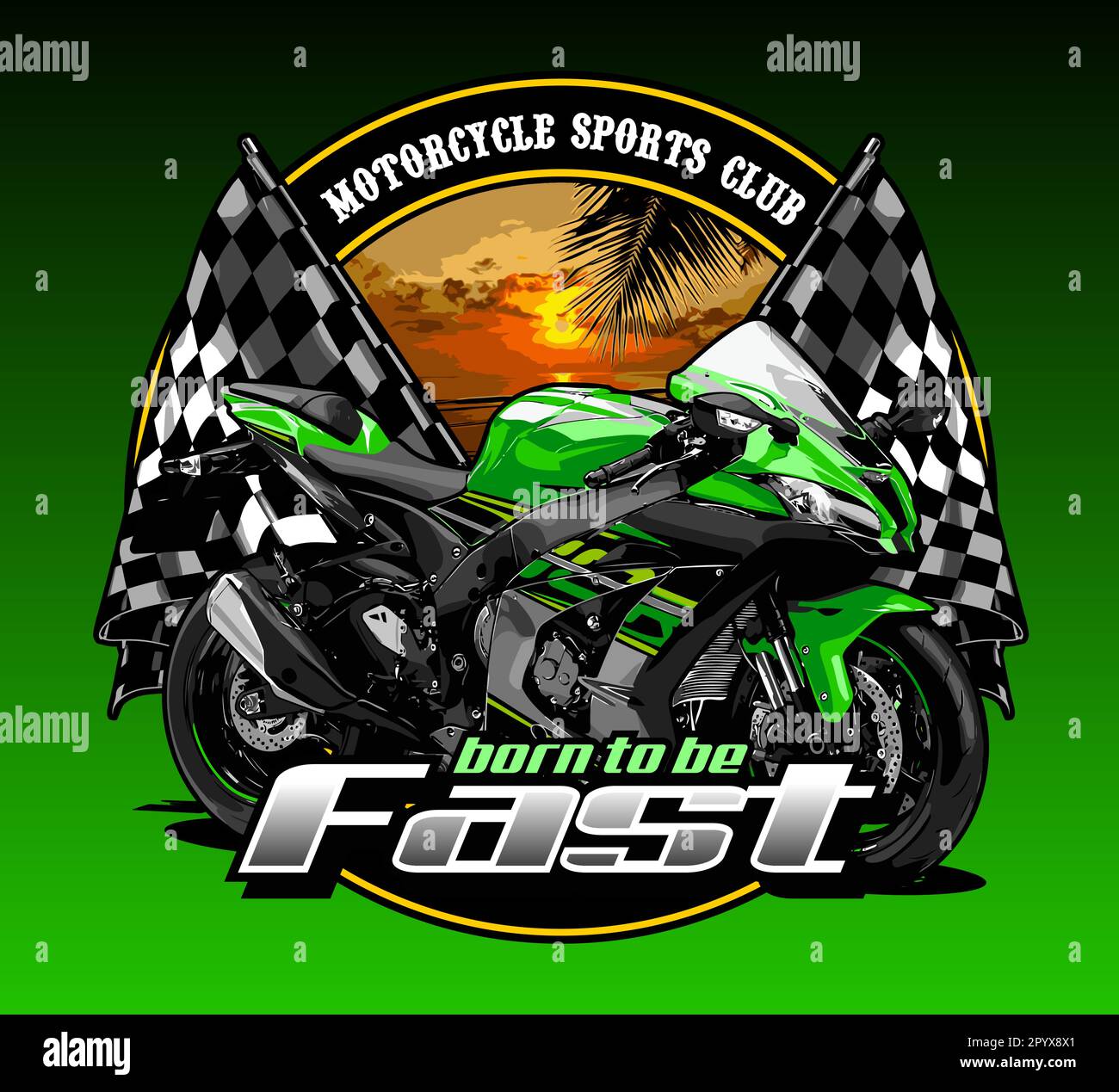 motorcycles vector template Stock Vector Image & Art - Alamy