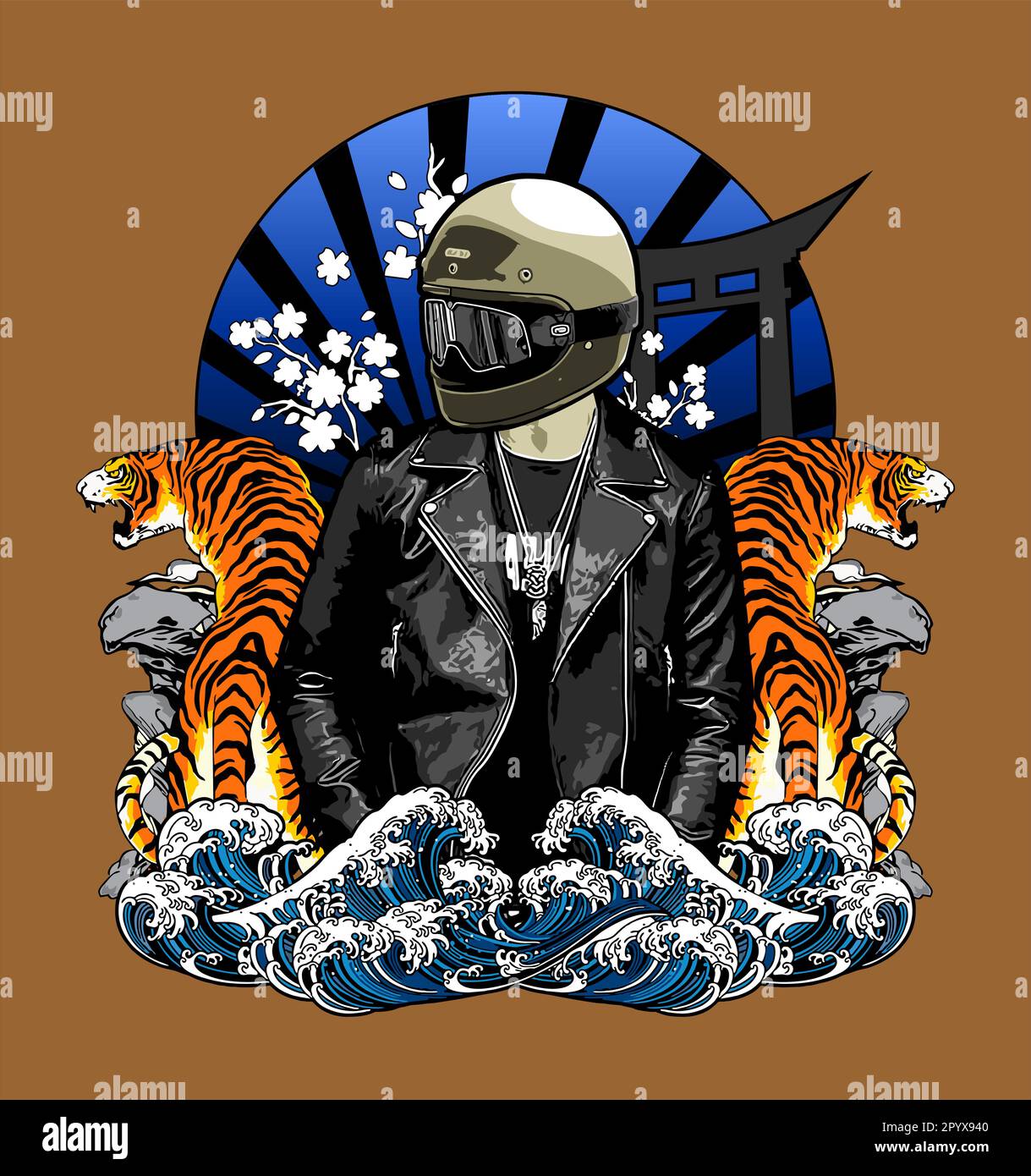 biker vector template Stock Vector Image & Art - Alamy