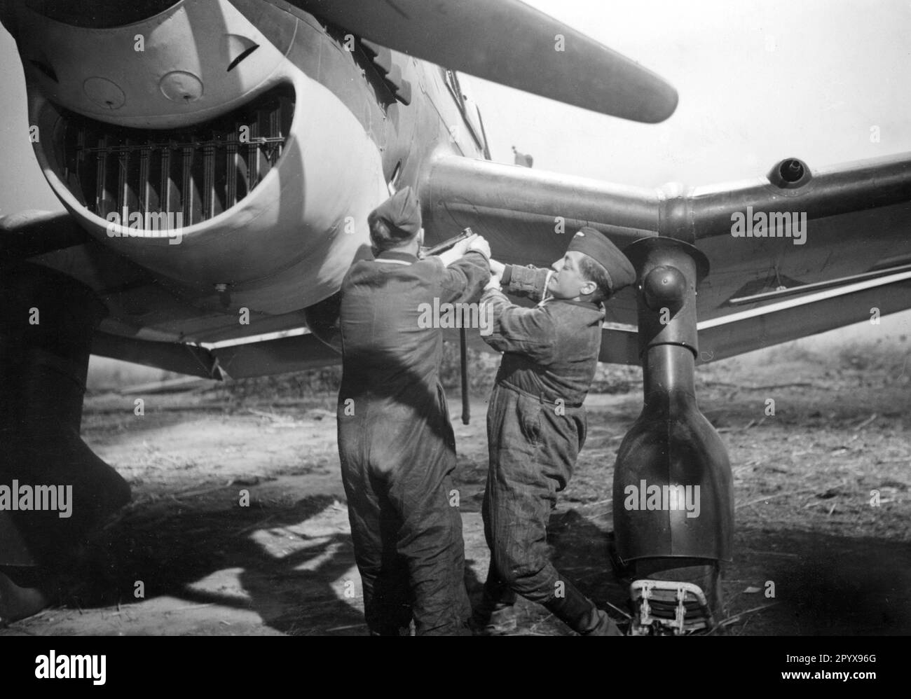 "Josef Dahmen (right) as in the feature film "" Stukas "", Germany 1941 ...
