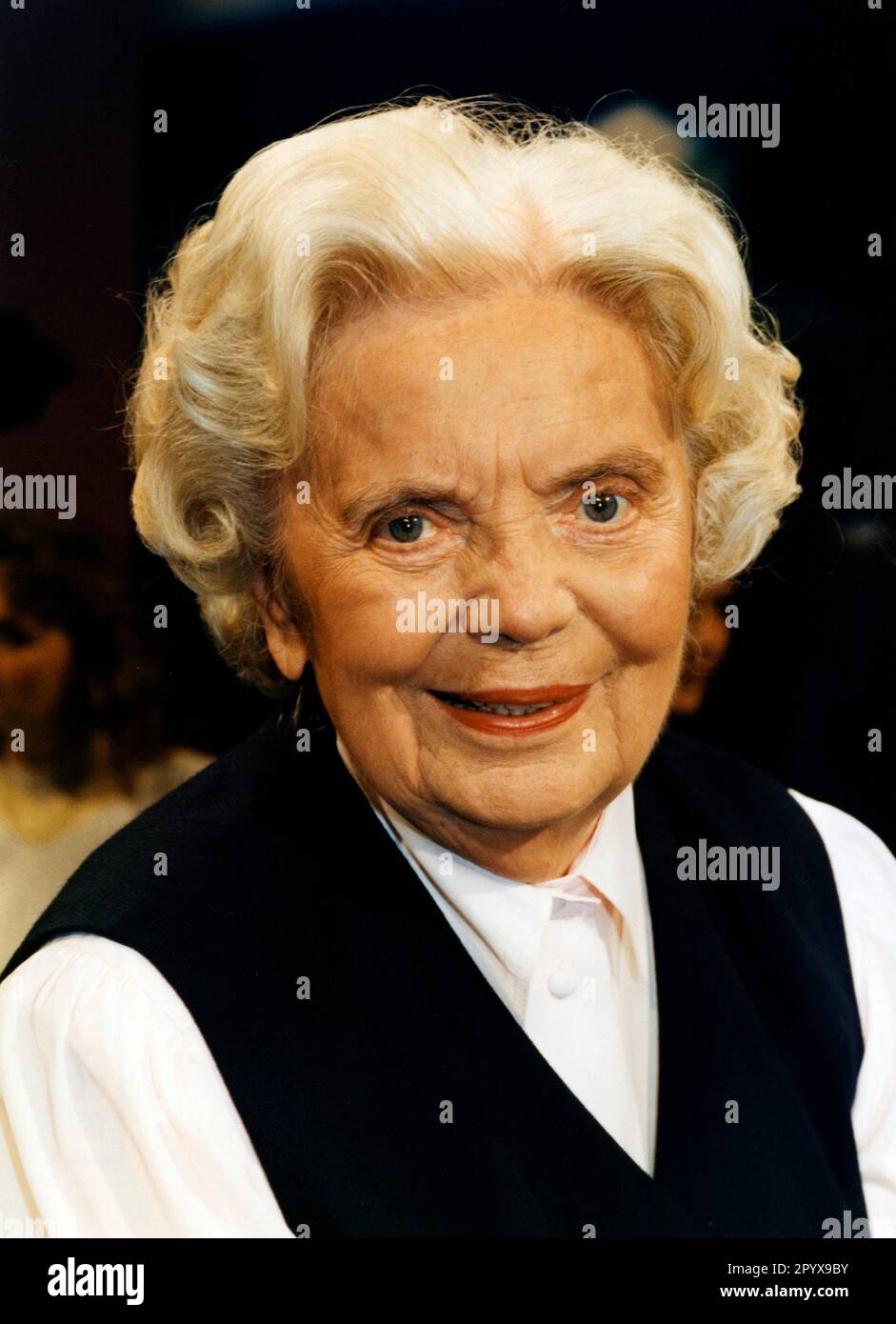 "Actress and singer Heidi Kabel at a show form ""Alex"" at the SFB ...