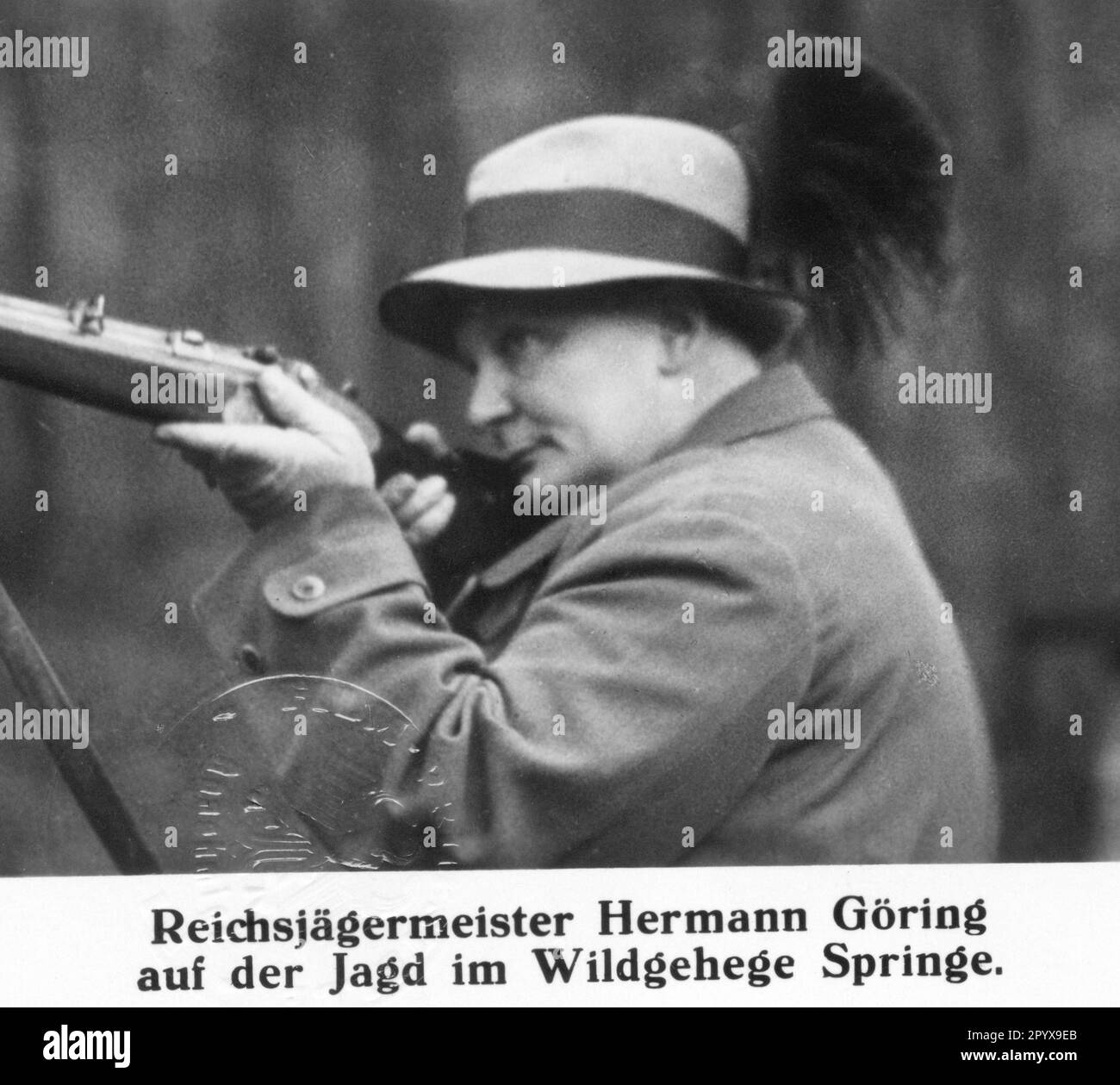 Hermann Göring hunting in the Springe game reserve. [automated ...
