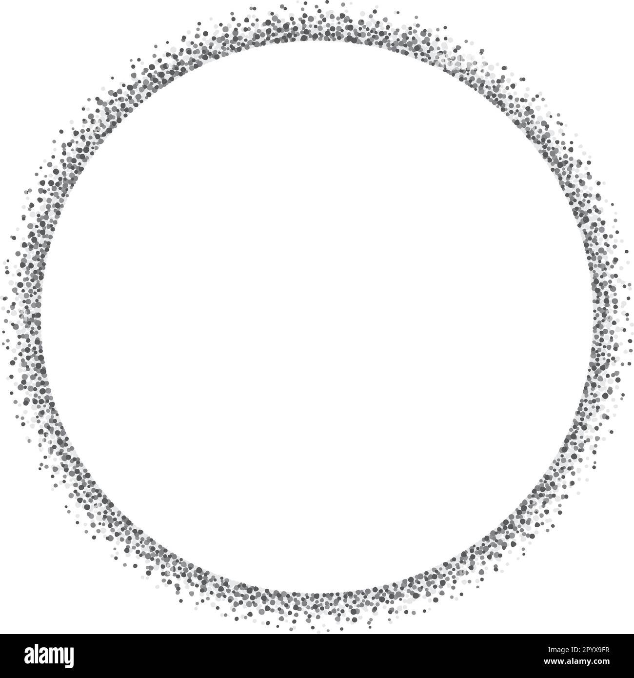 A circular border to use as a frame for your designs, made with messy ...