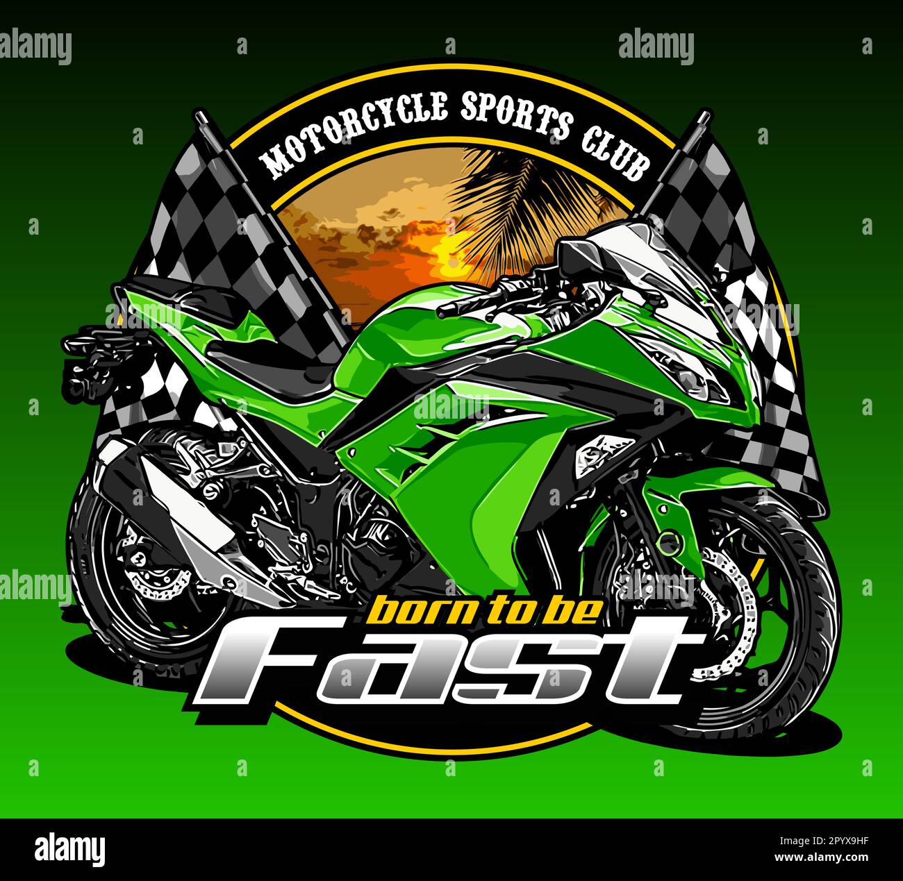 motorcycles vector template Stock Vector Image & Art - Alamy