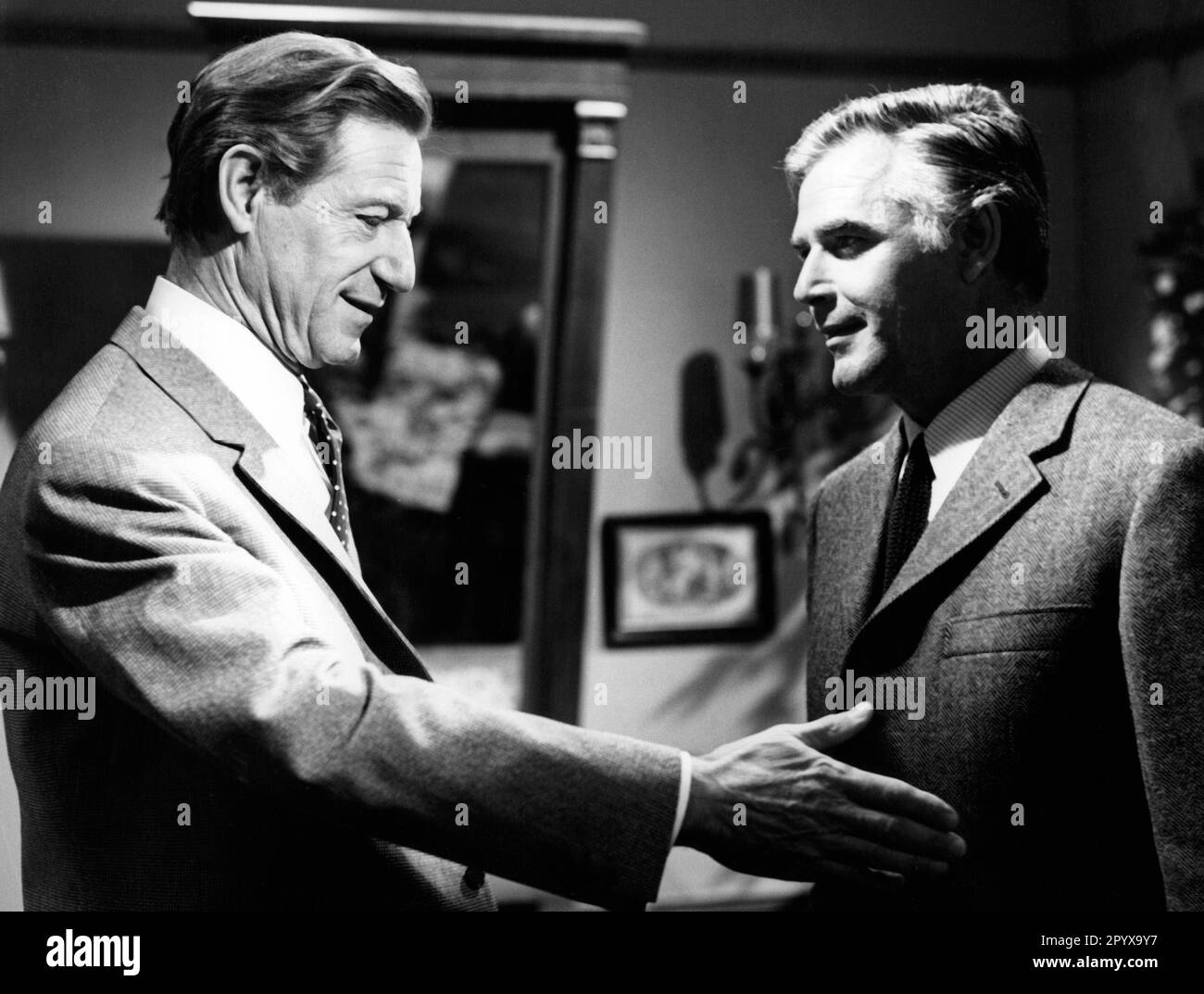 "Joachim ""Blacky"" Fuchsberger, actor, Germany, In Filmen Stock Photo ...