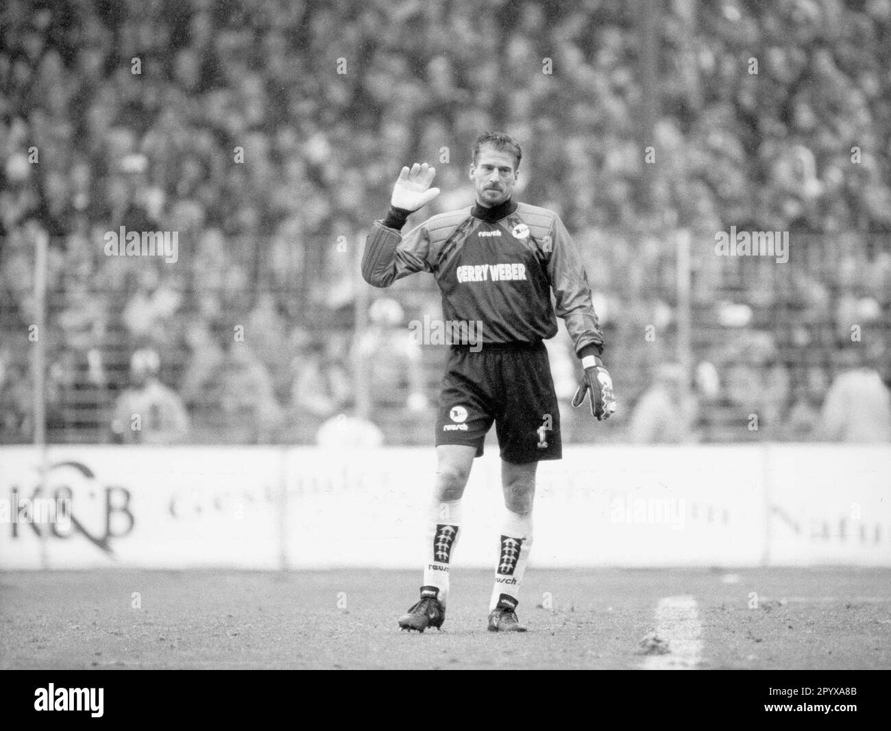 "Ulrich ""Uli"" Stein, goalkeeper for Arminia Bielefeld. [automated ...