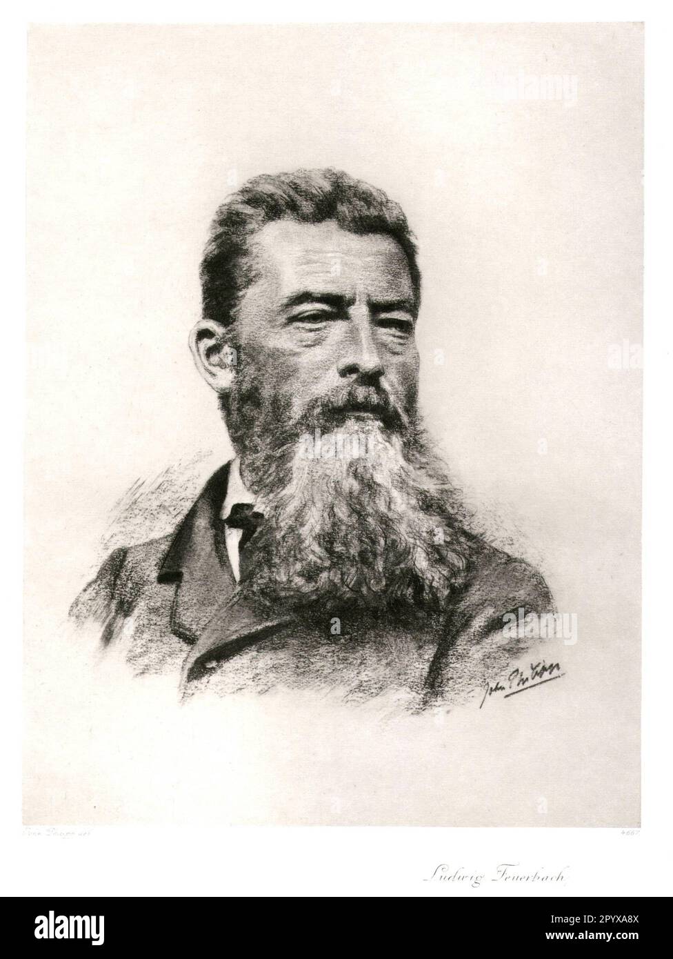 Anselm Feuerbach, German painter. Photo: Heliogravure, Corpus Imaginum ...