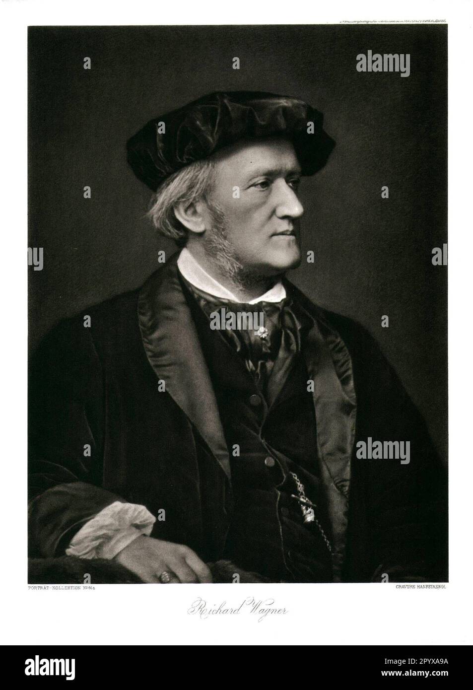 Richard Wagner, composer. Photo: Heliogravure, Corpus Imaginum ...