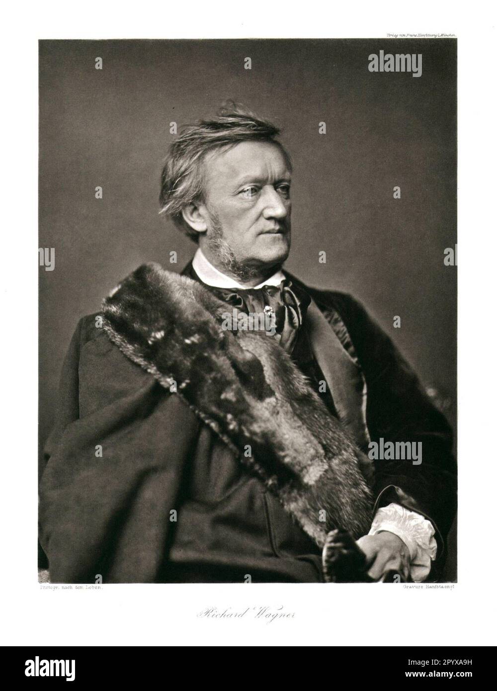 Richard Wagner, composer. Photo: Heliogravure, Corpus Imaginum ...