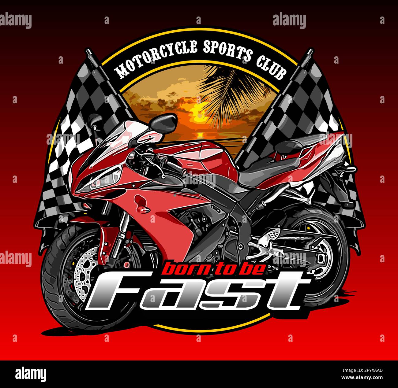 motorcycles vector template Stock Vector Image & Art - Alamy