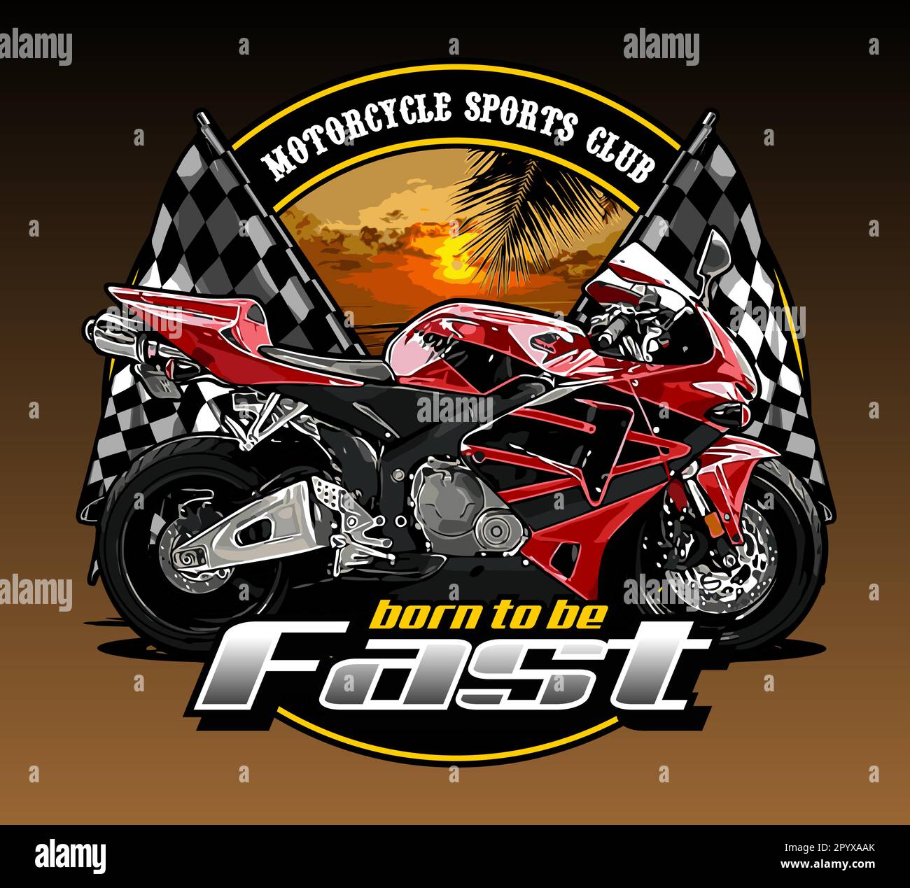 motorcycles vector template Stock Vector Image & Art - Alamy
