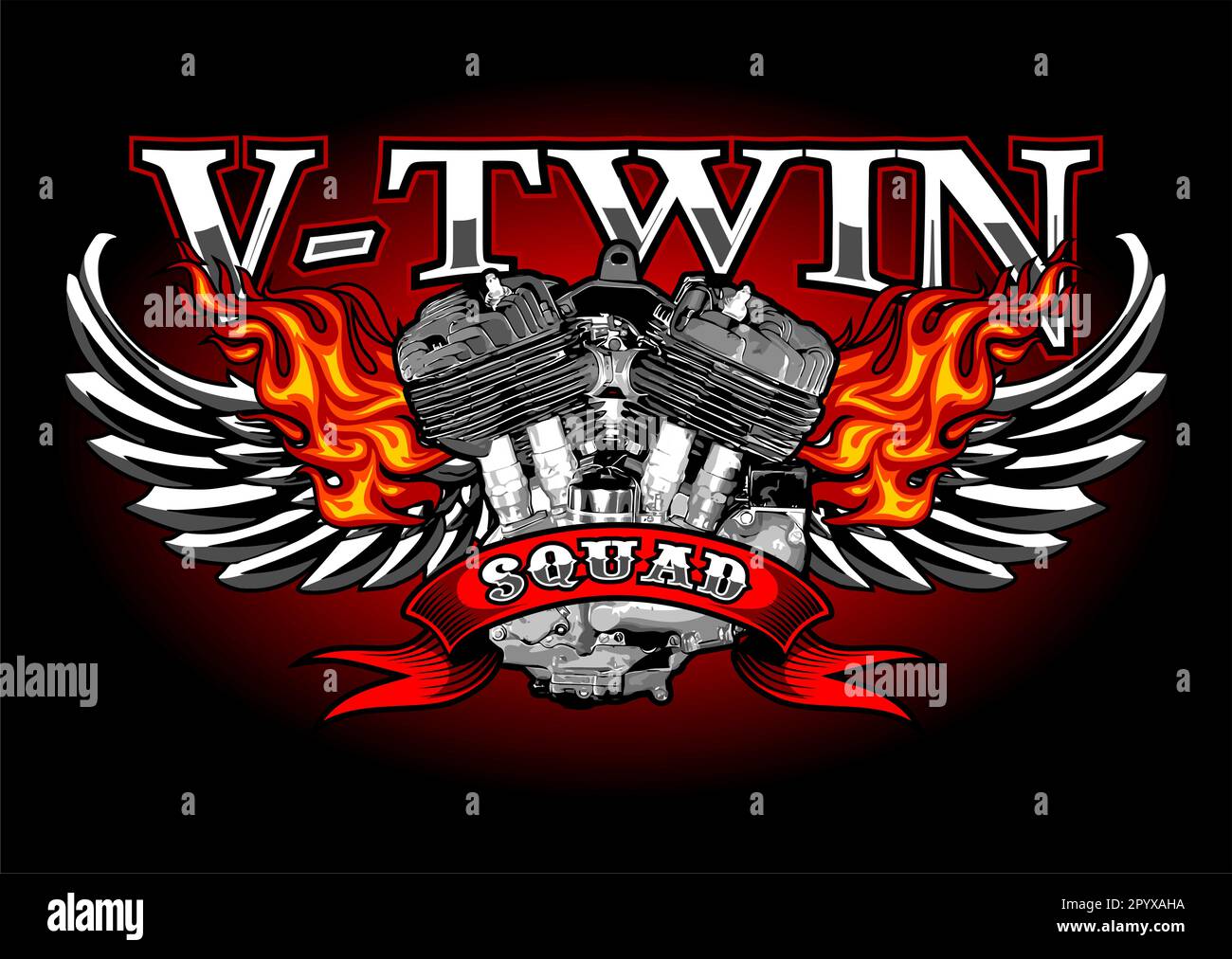 Twin exhaust Stock Vector Images - Alamy