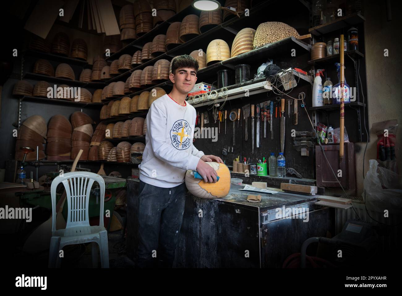 Ankara, Turkey- April 16 2023: Making the traditional Turkish ...