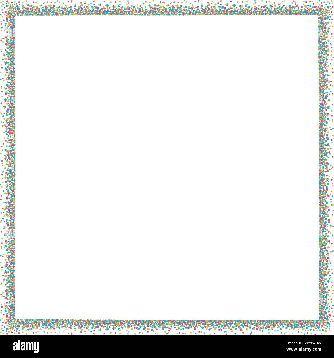A square border to use as a frame for your designs, made with messy ...