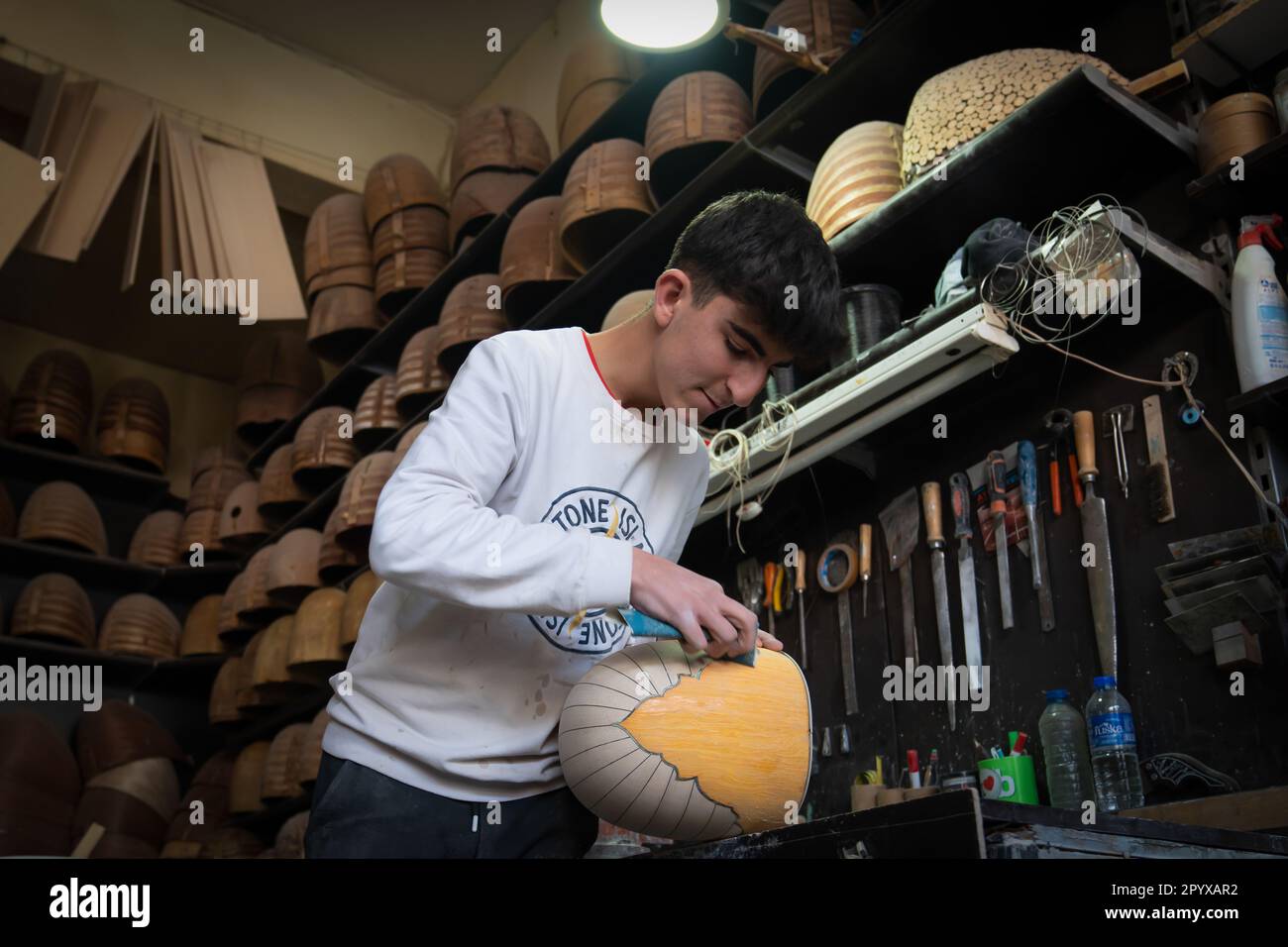 Ankara, Turkey- April 16 2023: Making the traditional Turkish ...