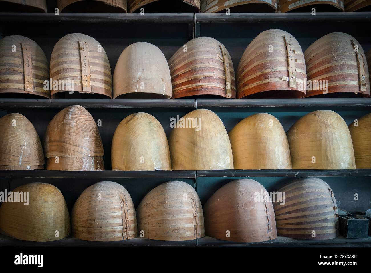 Traditional Turkish folk music instrument baglamas are in the making ...