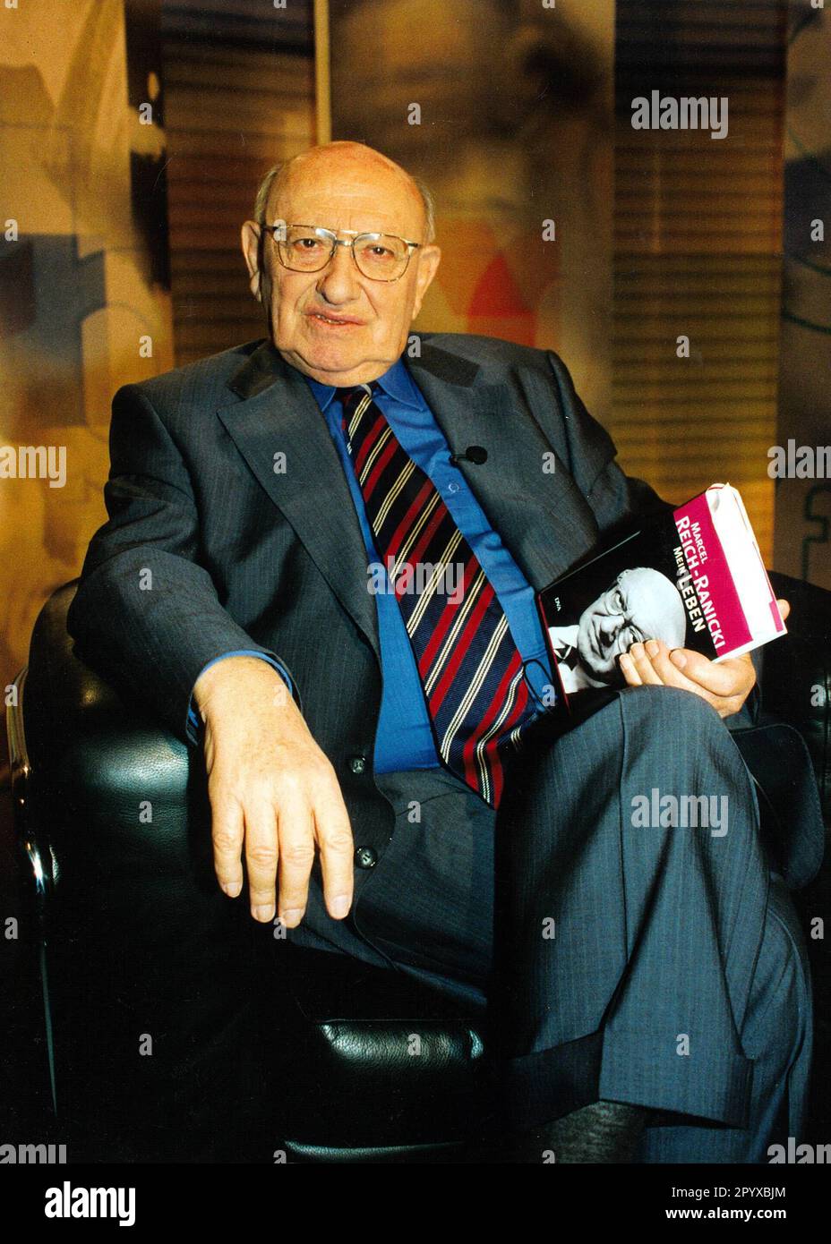 Marcel Reich-Ranicki, German author and literary critic, with his ...