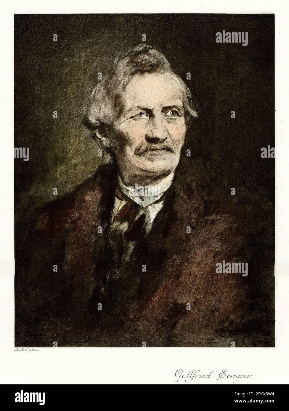 Gottfried Semper (1803-1879), German master builder and art theorist ...