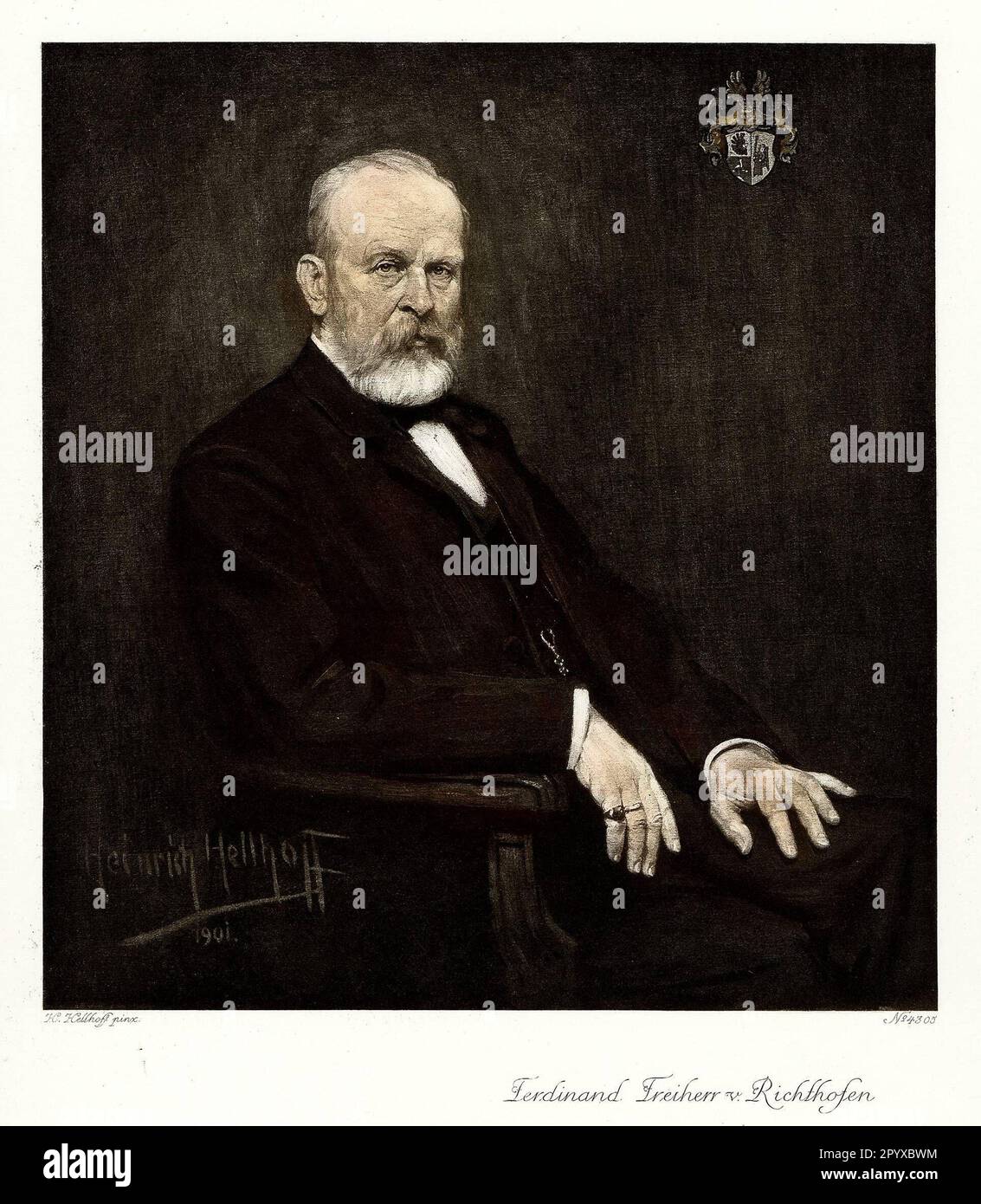 Ferdinand Freiherr von Richthofen (1833-1905), German geographer and ...