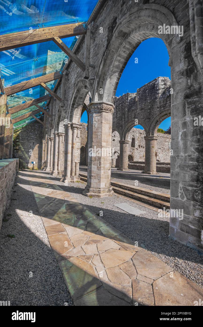 Ireland, County Roscommon, Boyle, Boyle Abbey which was founded in 1161 ...