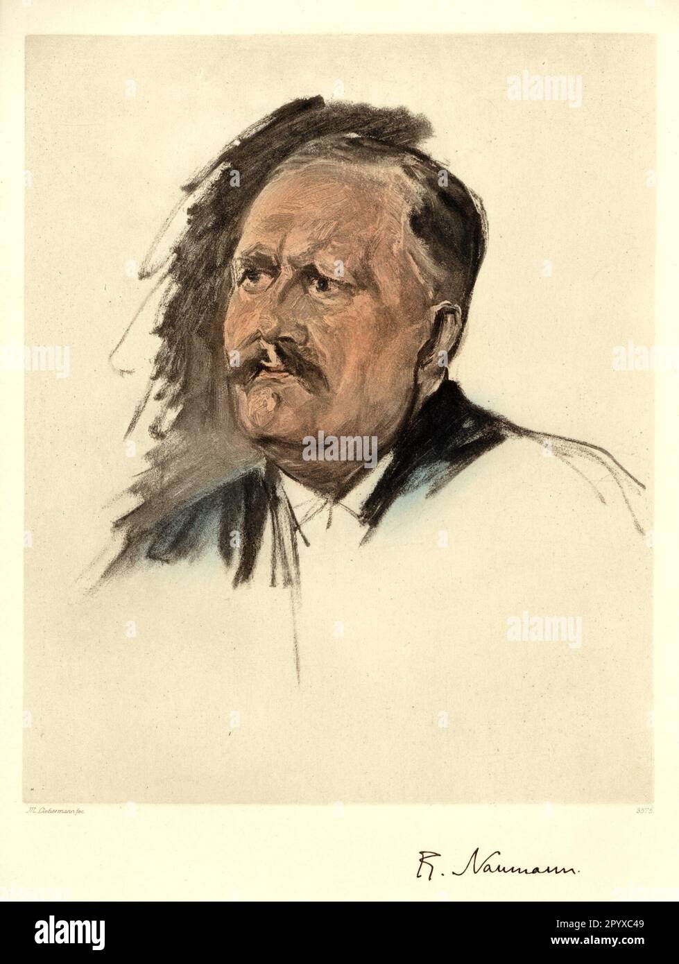 Friedrich Naumann (1860-1919), German politician. Naumann was co ...