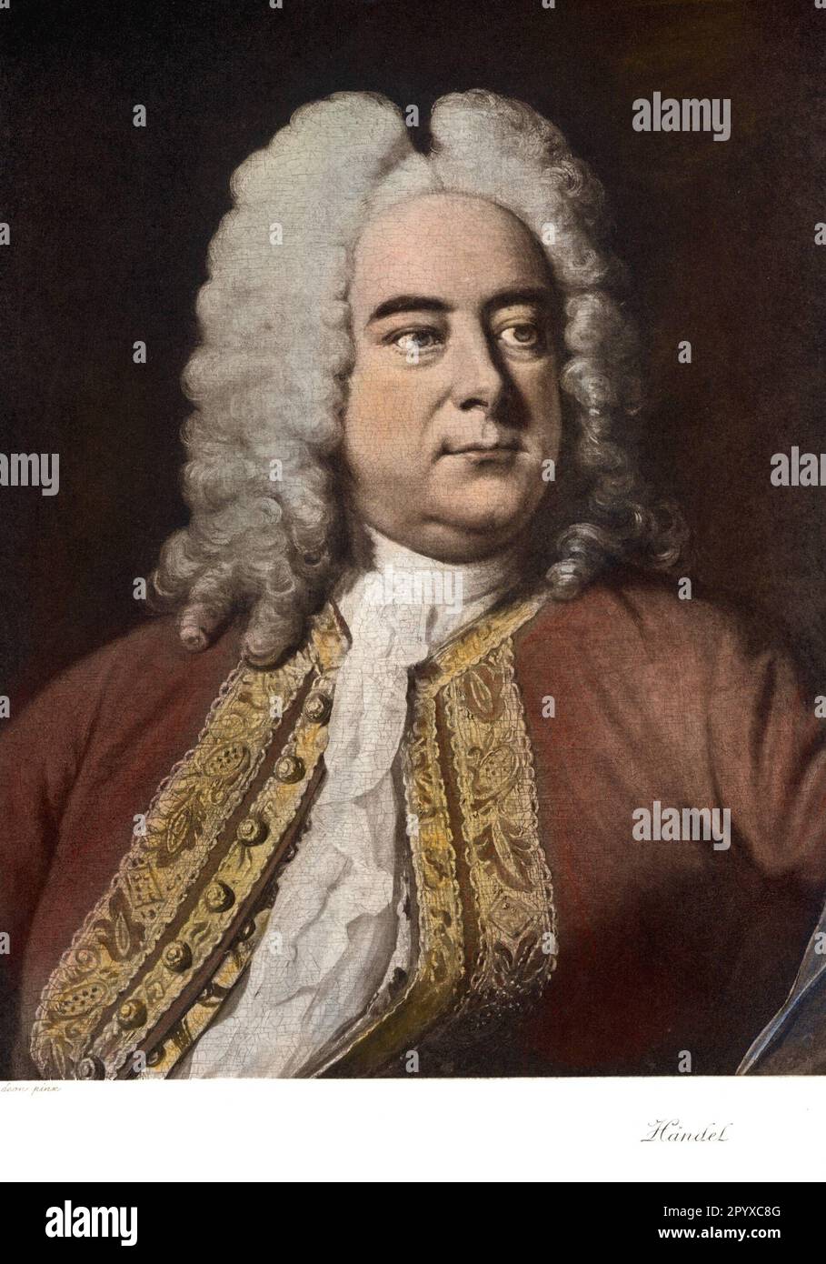 George Frideric Handel (1685-1759), German composer. From 1712 worked ...