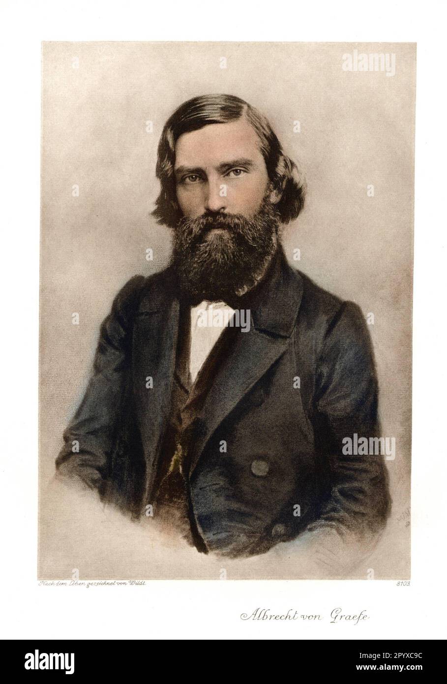 Albrecht von Graefe (1828-1870), German physician and founder of modern ...