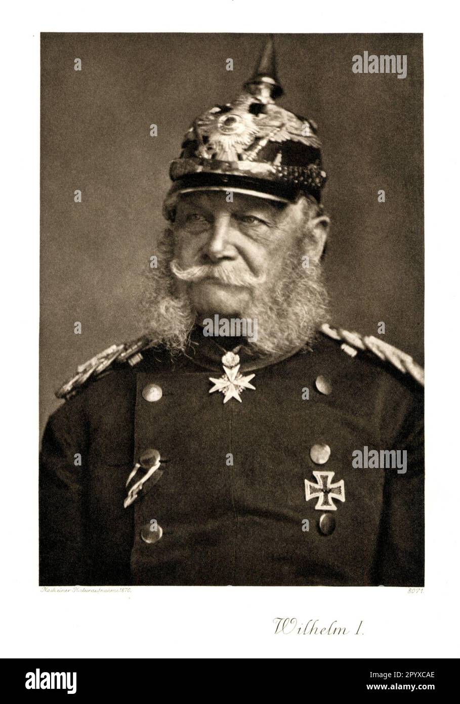Wilhelm I (1797-1888), German Emperor (1871-1888) and King of Prussia ...