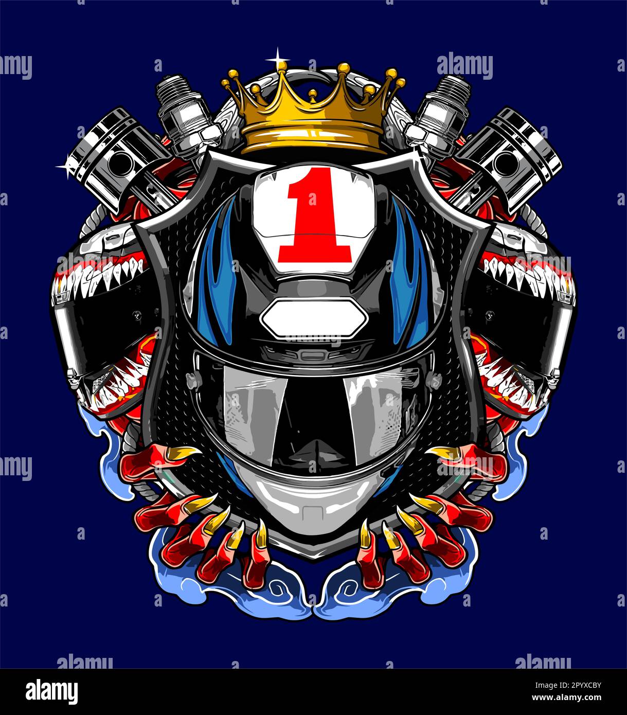 helmet motorcycles vector template Stock Vector Image & Art - Alamy