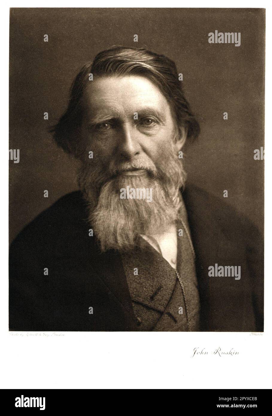John Ruskin (1819-1900), British writer, social reformer and painter ...