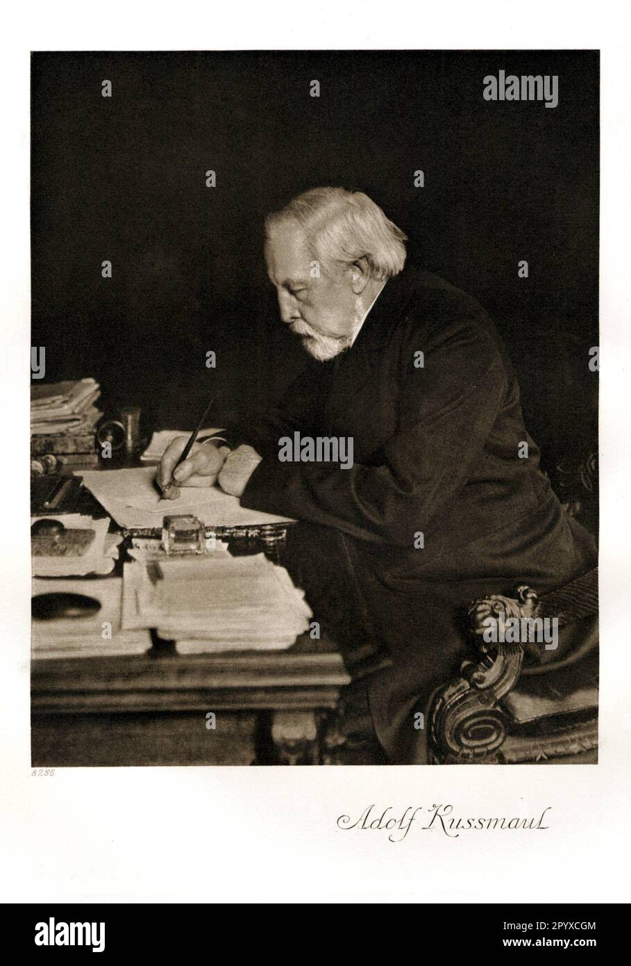 Adolf Kußmaul (1822-1902), German physician. Photograph. Photo ...