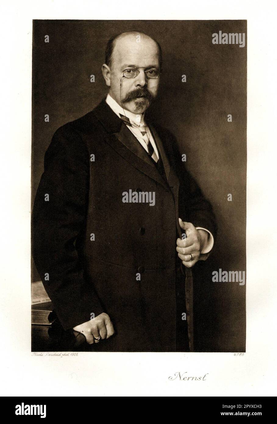 Walther Hermann Nernst (1864-1941), German physicist and one of the ...