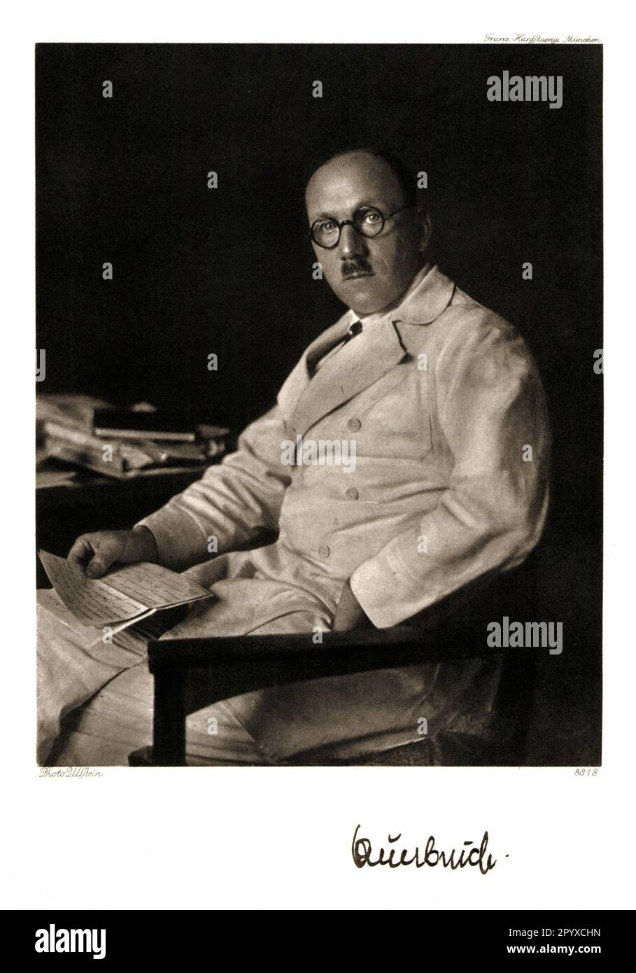Ferdinand Ernst Sauerbruch (1875-1951), German physician and founder of ...