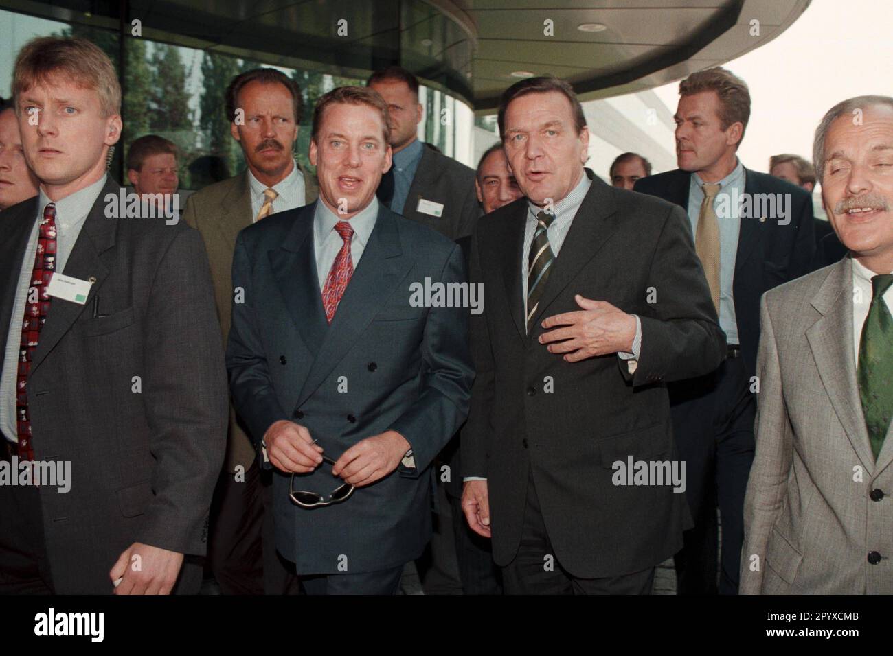 William Clay Ford Jr., Chairman Ford Motor Company, and Gerhard ...